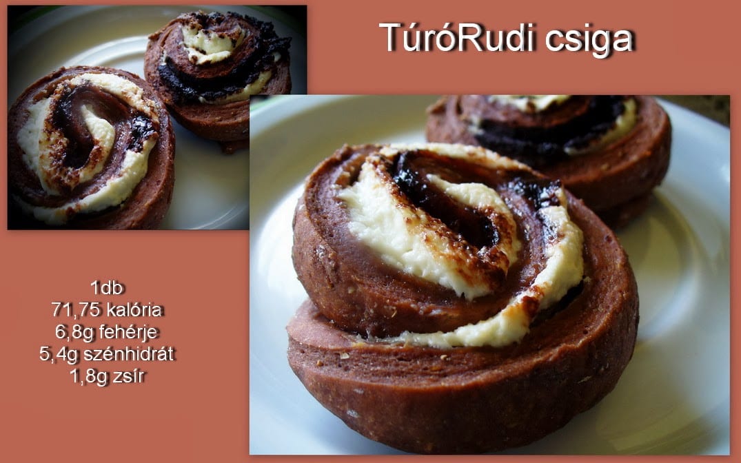 Túró Rudi csiga Halmai Réka receptje - Dia-Wellness